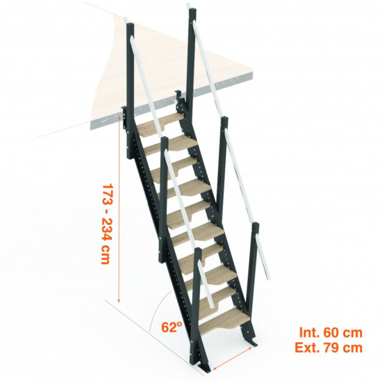 SCALA GIAPPONESE M BIANCA GR. ALTERNATI